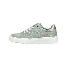 Mustang Shoes Damen Sneaker "Mustang Shoes Sneaker Lederimitat", Gr. 40, gr&uuml;n, Lederimitat, Schuhe