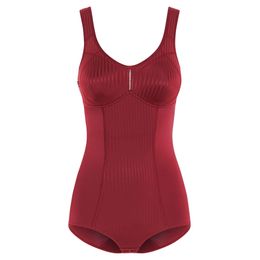 SuSa Damen Body "Body ohne Bügel Cremona", Gr. 95, rot, Stoff, Obermaterial: 68% Polyamid PA. 32% Elasthan EL., Bodys