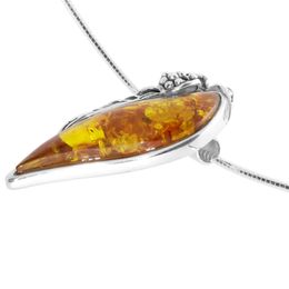OSTSEE-SCHMUCK Damen Halsreif "OSTSEE-SCHMUCK Halsreif mit Anh&auml;nger Gleiter-Jana 42 mm", 42cm, Silber 925 (Sterlingsilber), L: 42, silber, Silber 925