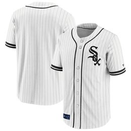 Fanatics Herren Footballtrikot "Fanatics Trikot Chicago White Sox Foundation Poly"wei&szlig;, Gr. L, 100% Polyester, Trikots