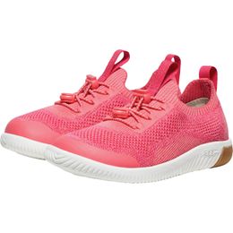 Keen M&auml;dchen Barfu&szlig;schuh "KNX KNIT LACE", Gr. 29, wei&szlig;, Textil, Schuhe