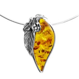 OSTSEE-SCHMUCK Damen Halsreif "OSTSEE-SCHMUCK Halsreif mit Anh&auml;nger Gleiter-Jana 42 mm", 50cm, Silber 925 (Sterlingsilber), L: 42, silber, Silber 925