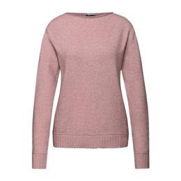 Street One Damen Strickpullover, rosa, Gr. 36, unifarben, Stoff, 33% Polyester, 31% Polyacryl, 24% Baumwolle, 12% Polyamid, Pullover, mit