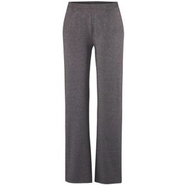 Damen Jazzpants, VIVANCE ACTIVE BY LASCANA, Gr. 44, grau, Single Jersey, Anthrazitmeliert (Obermaterial): 60% Baumwolle, 35% Polyester, 5% Elasthan.