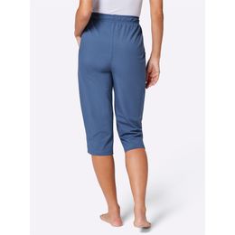feel good Damen Jogginghose, Gr. 36, blau, 95% Baumwolle, 5% Elasthan, unifarben, Hosen