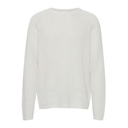 !Solid SOLID Herren Strickfleece-Pullover "Strickpullover SDFabio", wei&szlig;, Gr. XXXL, Obermaterial: 55% Leinen LI. 45% Baumwolle CO., Pullover
