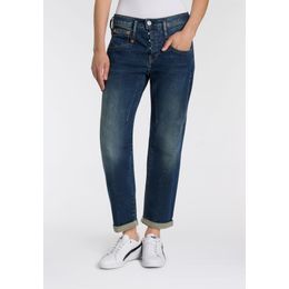 Herrlicher Damen Boyfriend-Jeans "Shyra Tap Denim", bunt, Gr. 32, Denim/Jeans, Obermaterial: 98% Baumwolle, 2% Elasthan, Jeans, mit halbverdeckter