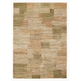 Wollteppich, B:140cm H:13mm L:200cm, beige, OCI DIE TEPPICHMARKE, Wolle, Wohnzimmer, Teppiche, "ELEGANT NEW LIMA", reine Wolle, Nepal Orientteppich,