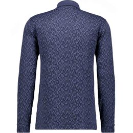 Poloshirt Ragman, Herren, Gr. L, blau (marineblau), Baumwollmischung, regular fit, ohne Ausschnitt, Shirts