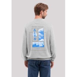 F4NT4STIC Herren Sweatshirt "Shibui Series Japan Streetstyle", grau, Gr. XXL, Obermaterial: 80% Baumwolle, 20% Polyester, Sweatshirts, Japan