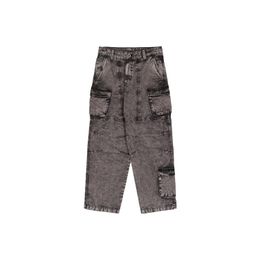 Herren Cargohose "Canvas Acid Pant", schwarz, Gr. 36, Alpha Industries, Obermaterial: 100% Baumwolle, Hosen
