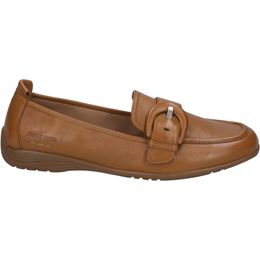 Josef Seibel Damen Ballerina "Fenja 19, camel", Gr. 39, braun, Obermaterial: 100% Rindsleder Leather cow., Schuhe