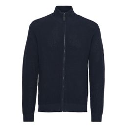 INDICODE Herren Strickjacke "Strickjacke IDRevil", blau, Gr. XL, Obermaterial: 46% Baumwolle CO recyc.. 34% Baumwolle CO. 20% Polyester PES.,