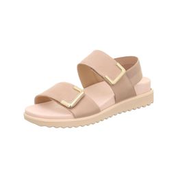 Legero Damen Riemchensandale "Legero Sandalen Nappaleder", Gr. 36, beige, Nappaleder, Schuhe