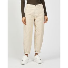 Gang Damen Loose-fit-Jeans "94VIA", beige, Gr. 30, Denim/Jeans, Obermaterial: 98% Baumwolle, 2% Elasthan, Jeans, mit extra weitem Bein