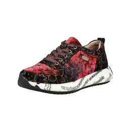 Laura Vita Damen Sneaker "Laura Vita Sneaker Leder/Textil", Gr. 37, schwarz, Leder, Textil, Schuhe