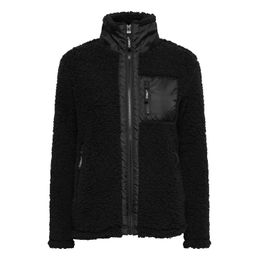 oxmo Damen Sweatjacke "Fleecejacke OXEllin", schwarz, Casual, Gr. M, Obermaterial: 100% Polyester PES., Jacken