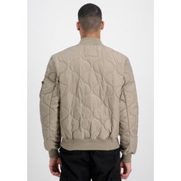 Herren Bomberjacke "MA-1 ALS", beige, Gr. S, Alpha Industries, Obermaterial: 100% Polyester; Futter: 100% Nylon, Jacken
