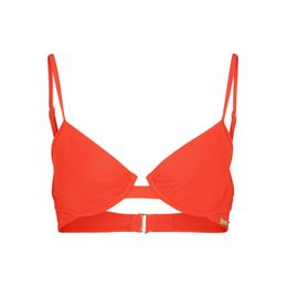 alife and kickin ALIFE & KICKIN Damen B&uuml;gel-Bikini-Top "Damen PinaAK A", rot, Gr. S, 80% Polyamid, 20% Elasthan, Bikini-Oberteile