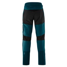Gonso Herren Radhose "PISCADU", blau, Gr. S, 93% Polyamid, 7% Elastan, Hosen, Herren Bike-Hose, lange MTB Fahrradhose, Bund regulierbar, mit Taschen