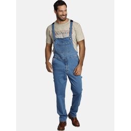 Jan Vanderstorm Herren Latzjeans "Latzhose KEARON", blau, Gr. 70, Obermaterial: 98% Baumwolle CO. 2% Elasthan EL., Hosen