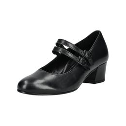 Gabor COMFORT Damen Pumps "Gabor Comfort Pumps Leder", Gr. 39, schwarz, Leder, Schuhe
