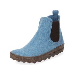 Asportuguesas Damen Stiefelette "Asportuguesas Stiefelette Filz", Gr. 36, blau, Filz, Schuhe