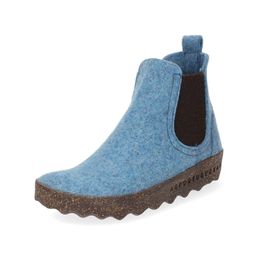 Asportuguesas Damen Stiefelette "Asportuguesas Stiefelette Filz", Gr. 37, blau, Filz, Schuhe