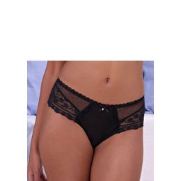 Nuance Damen Panty, Gr. 40, schwarz, Spitze, Obermaterial: 85% Polyamid, 15% Elasthan, Unterhosen