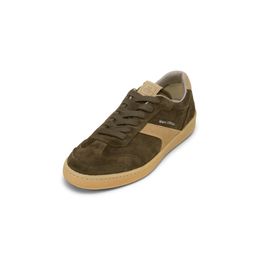 Marc O'Polo MARC O'POLO Herren Sneaker "aus softem Veloursleder", Gr. 43, grün, Obermaterial: 100% Leder (Rind), unifarben, Schuhe