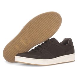 Pius Gabor Herren Sneaker, Gr. 8,5, gr&uuml;n, Nubukleder, unifarben, Schuhe, Freizeitschuh, Halbschuh, Schn&uuml;rschuh in Bequemweite G (= weit)