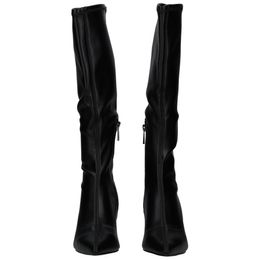 Steve Madden Damen Stiefel "Steve Madden Stiefel Lederimitat", Gr. 38, schwarz, Lederimitat, Schuhe