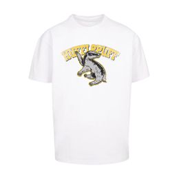 F4NT4STIC Herren T-Shirt "Harry Potter Hufflepuff Sport Emblem", wei&szlig;, Gr. 5XL, Obermaterial: 100% Baumwolle, Shirts, Print