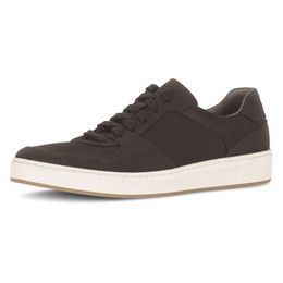 Pius Gabor Herren Sneaker, Gr. 7, gr&uuml;n, Nubukleder, unifarben, Schuhe, Freizeitschuh, Halbschuh, Schn&uuml;rschuh in Bequemweite G (= weit)