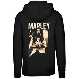 F4NT4STIC Damen Kapuzenpullover "Bob Marley Reggae Music Black And White Photograph", schwarz, Gr. XL, Obermaterial: 65% Baumwolle, 35% Polyester,