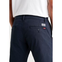 Levi's LEVI'S Herren Chinohose "Chino Taper", blau, Gr. 32, Web, Obermaterial: 98% Baumwolle, 2% Elasthan, Hosen, mit optimalem Stretchanteil