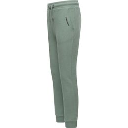 Ragwear M&auml;dchen Jogginghose "Barsy", gr&uuml;n, Basic, Gr. 146, Sweatware, Material: 70% Baumwolle, 30% Polyester, Hosen, Jungen Sweathose mit Kordelzug