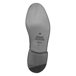 Henry Stevens Herren Schn&uuml;rschuh "Winston PD", Gr. 43,5, schwarz, Lackleder, Schuhe, Herren Anzugschuh Schn&uuml;rschuh handgefertigt, Lederschuh