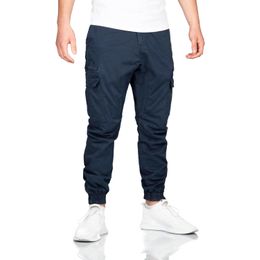 Herren Cargohose "ASGiacomi", blau, Gr. 31, Alessandro Salvarini, Obermaterial: 98% Baumwolle, 2% Elasthan, Hosen, mit Rei&szlig;verschluss Beintaschen
