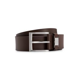 BOSS Herren H&uuml;ftg&uuml;rtel "G&uuml;rtel Connio 10156034 02", braun, Gr. 110, Obermaterial: 100% Rindveloursleder CVL., G&uuml;rtel