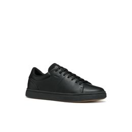 Geox Herren Sneaker "U BALTMOORE", Gr. 41, schwarz, Synthetik, Schuhe, Schn&uuml;rschuh im Monochrome Look, Gr&ouml;&szlig;enschablone zum Download