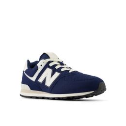 New Balance Mädchen Sneaker "574", Gr. 40, blau, Synthetik, Schuhe