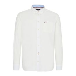 FQ1924 Herren Businesshemd "Businesshemd FQSTEVEN oxford LS shirt", wei&szlig;, Gr. S, Obermaterial: 100% Baumwolle CO., Hemden