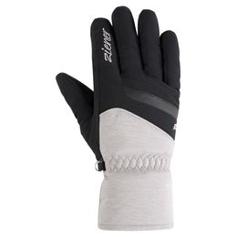 Ziener Damen Skihandschuhe "KAIPO-Z glove lady", schwarz-wei&szlig;, Gr. 8,5, Materialmix, Handschuhe