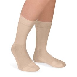 Herren Gesundheitssocken, 3, beige, 98% Baumwolle, 2% Elasthan, Socken
