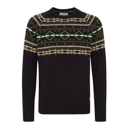 Blend Herren Strickfleece-Pullover "Strickpullover BHNilas", schwarz, Gr. XXXL, Obermaterial: 100% Polyacryl PAN., Pullover
