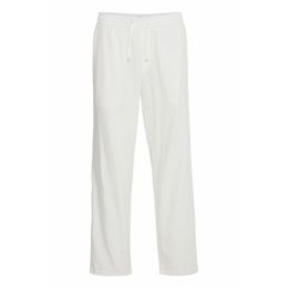 !Solid SOLID Herren Leinenhose "Leinenhose SDALANN ALLAN ELASTICATED", wei&szlig;, Gr. M, Obermaterial: 58% Leinen LI. 42% Viskose CV., Hosen