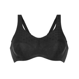 Anita Damen Entlastungs-BH "Komfort BH Airita", Gr. 105, schwarz, Stoff, Obermaterial: 50% Polyester PES. 38% Polyamid PA. 12% Elasthan EL., BHs