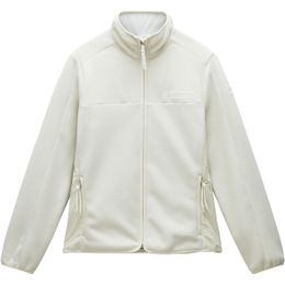 Napapijri Damen Fleecejacke "YUPIK", beige, Gr. S, unifarben, Web, Aussenseite: 100% Polyamid. Obermaterial: 100% Polyester. Futter: 100% Baumwolle,
