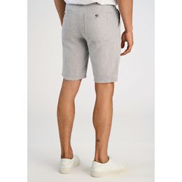 LINDBERGH Herren Shorts "LINDBERGH Leinenshorts", grau, Gr. XL, Obermaterial: 55% Baumwolle, 45% Leinen, Hosen